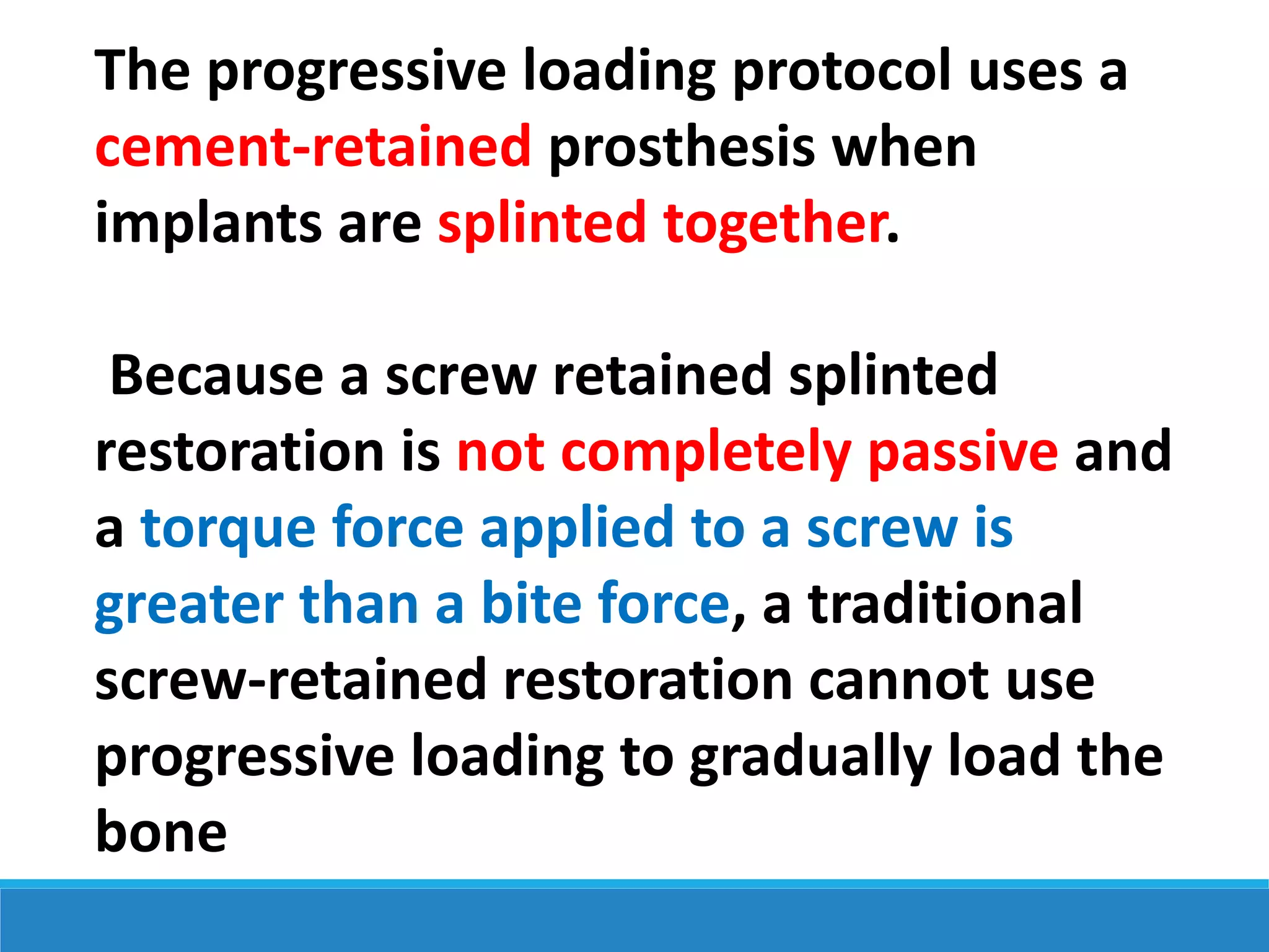 Implant loading | PPTX