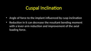 Implant occlusion necessary in implant dentistry | PPTX | Dental Health ...