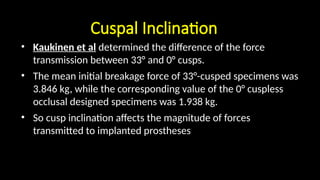 Implant occlusion necessary in implant dentistry | PPTX | Dental Health ...