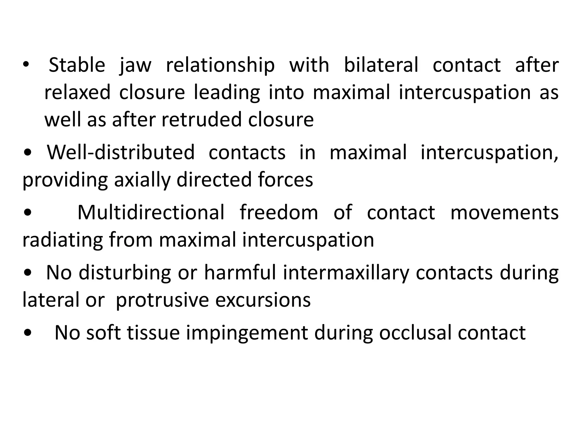 Implant prosthesis occlusion | PPTX