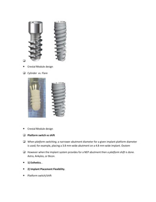 Implant prototypes and_designs | PDF