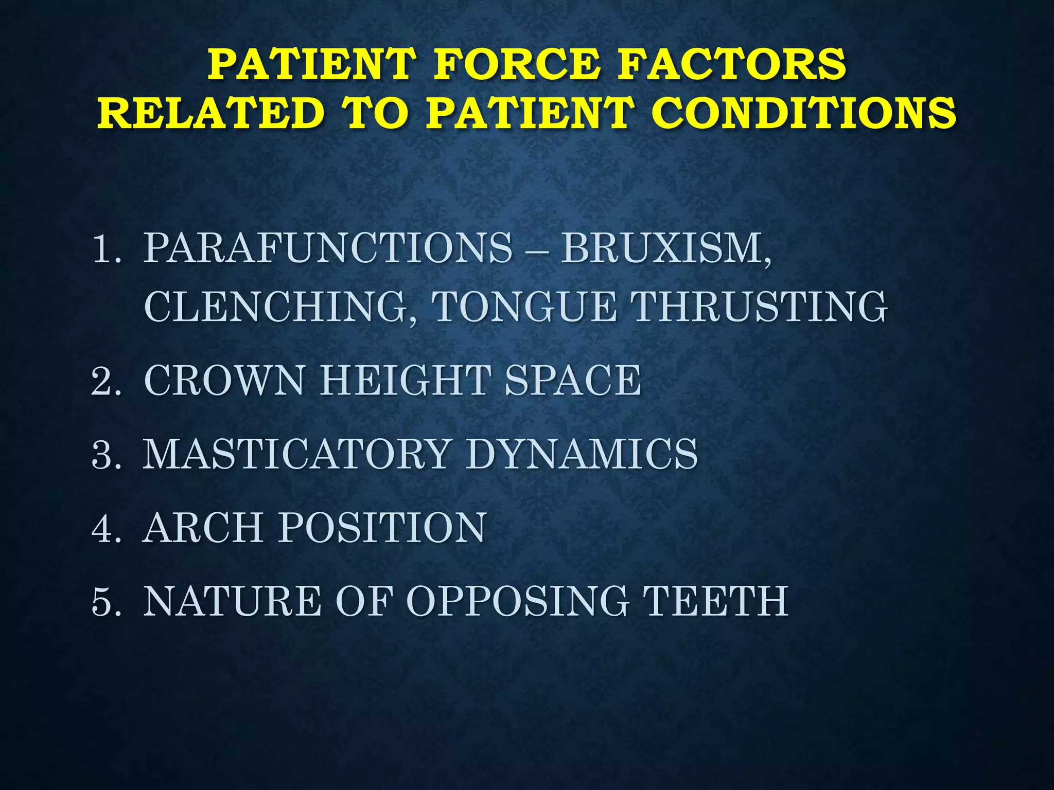 Implants : An Overview, Biomechanics & Treatment Planning | PPTX