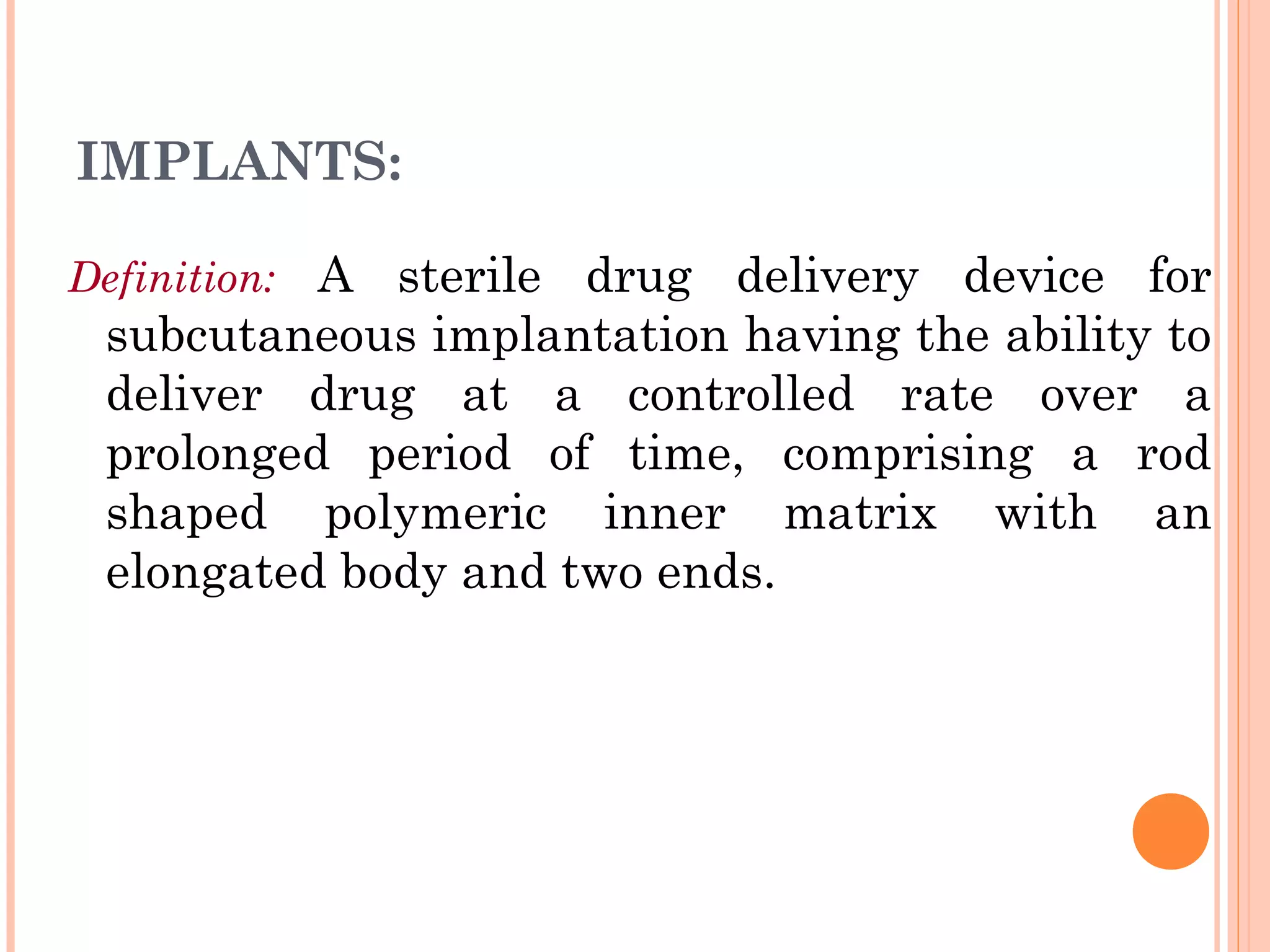 Implants | PPT