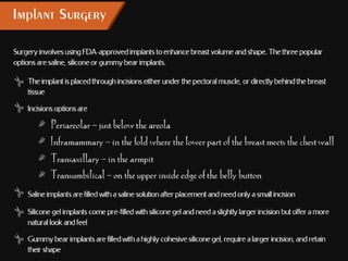 Implants vs Natural Breast Augmentation | PPT