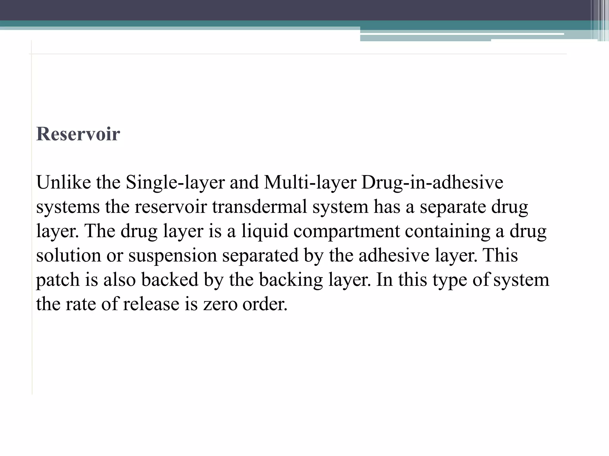 Implants and transdermal patches | PPTX