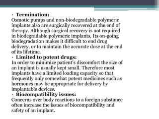 Implants and transdermal patches | PPTX