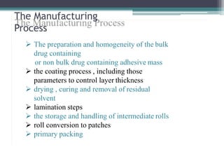 Implants and transdermal patches | PPTX