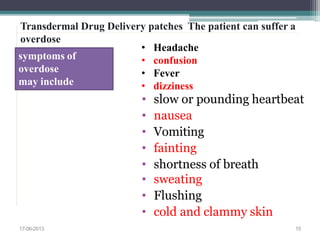 Implants and transdermal patches | PPTX