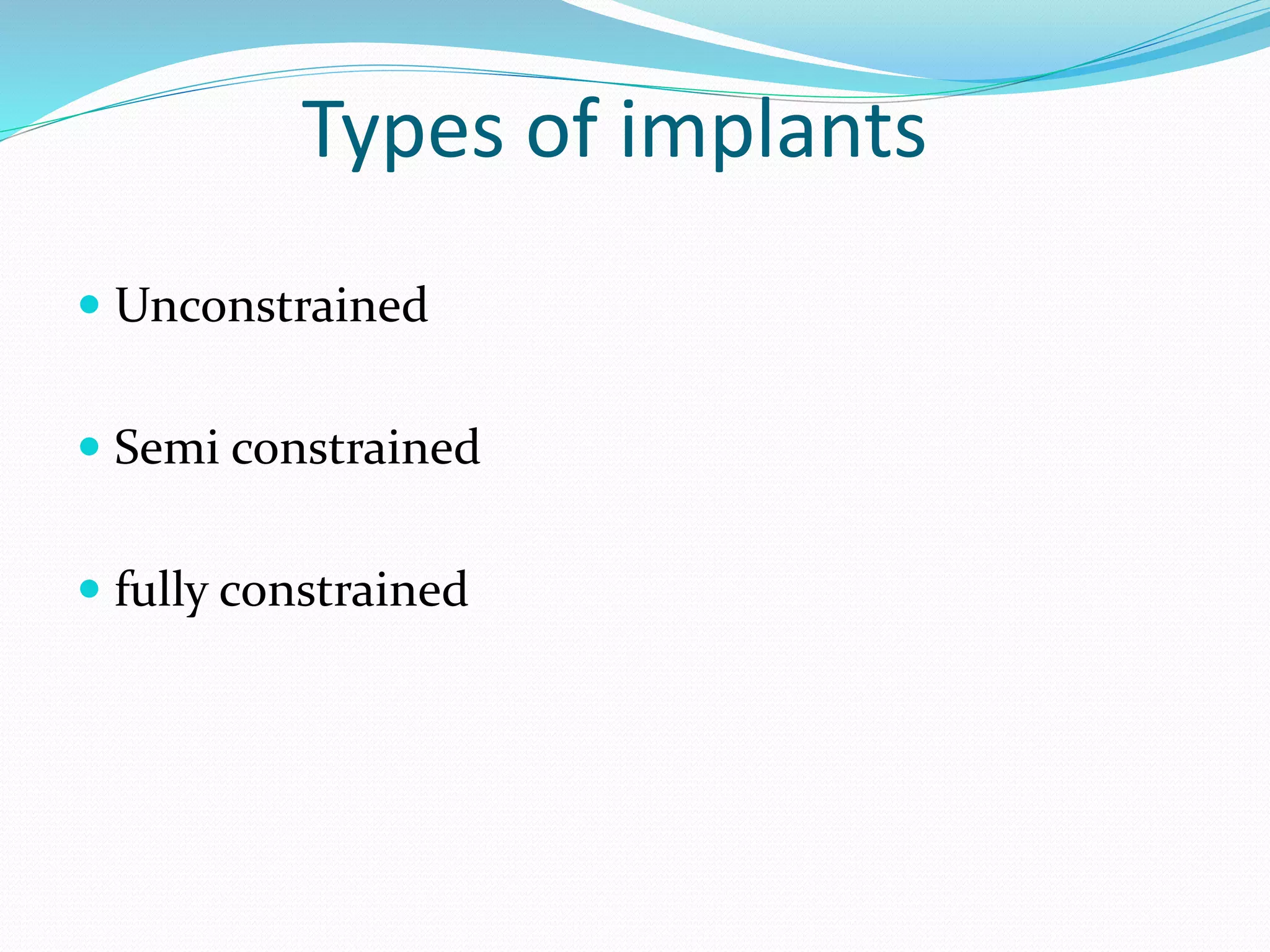 Implant Selection In Revision T.K.R | PPTX