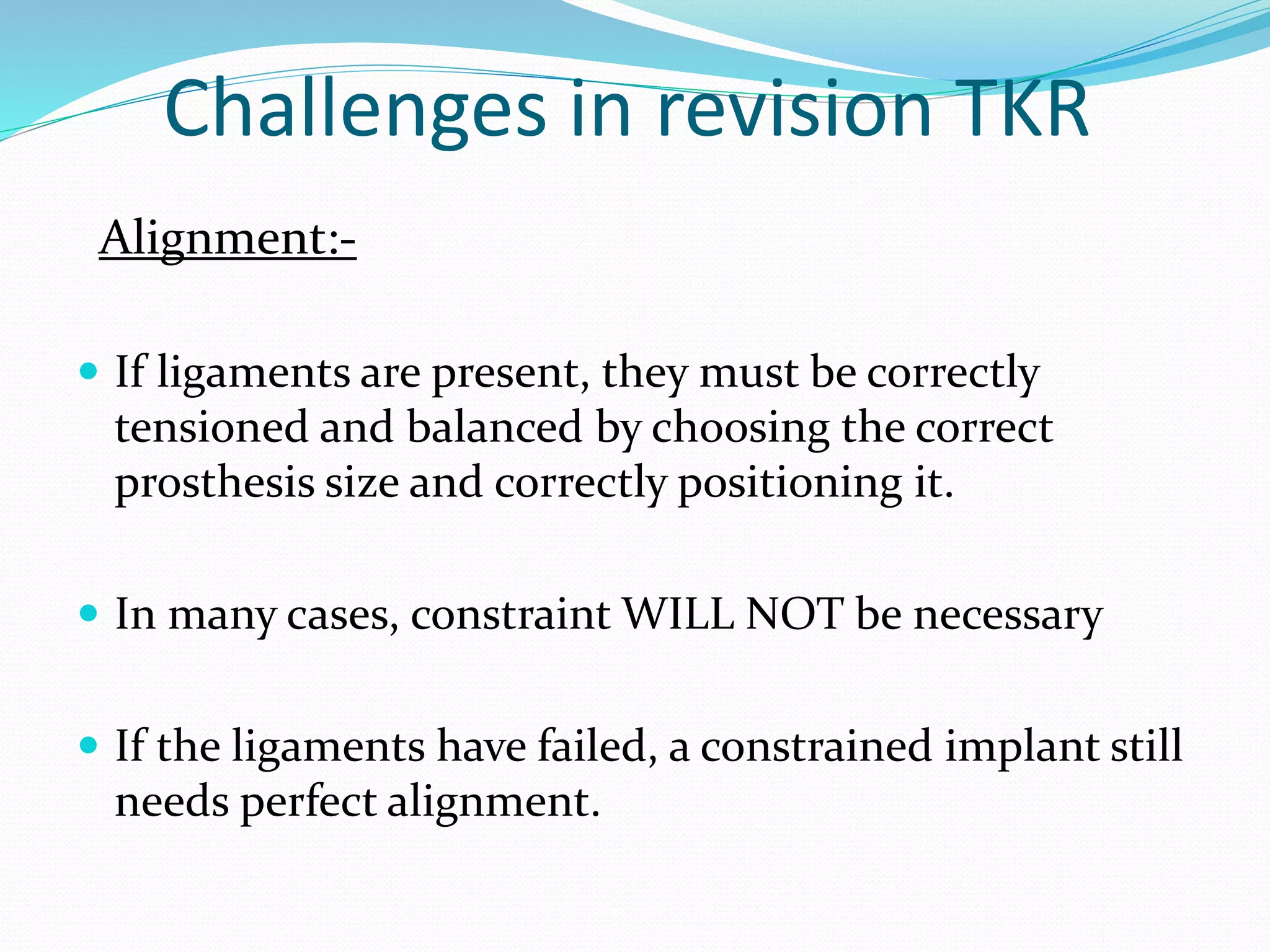 Implant Selection In Revision T.K.R | PPTX