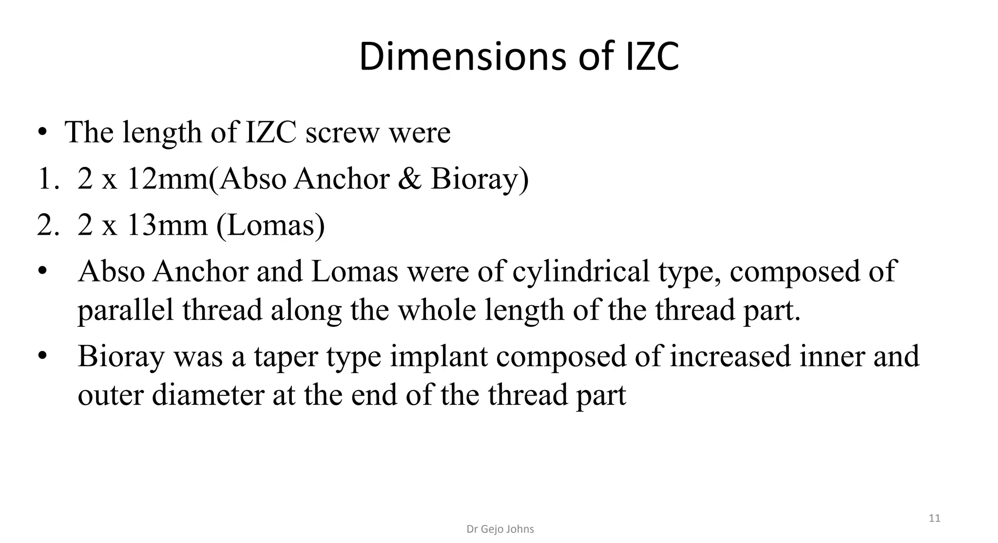 Infra-zygomatic Crest implants (IZC) | PPTX