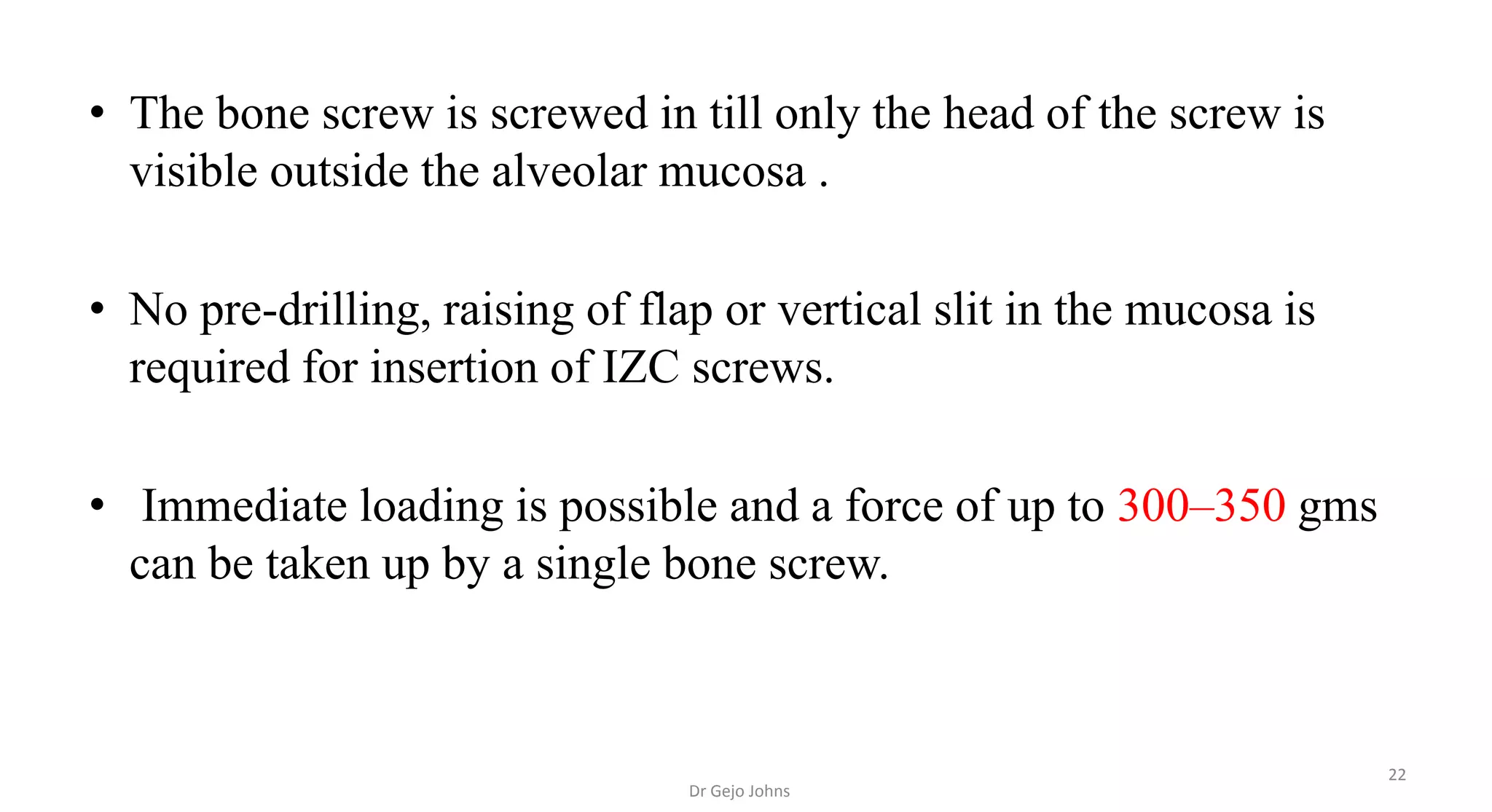Infra-zygomatic Crest implants (IZC) | PPTX