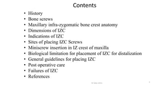 Infra-zygomatic Crest implants (IZC) | PPT