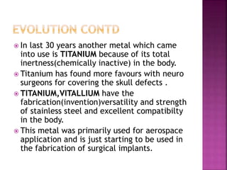 Implants in orthopaedics | PPTX
