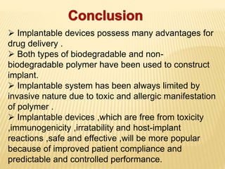 Implants & inserts ppt | PPTX