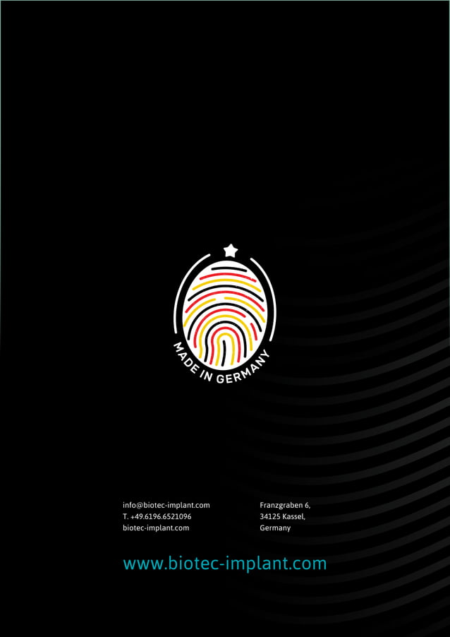 Biotec Dental Implants One Piece ARP Catalogue 2019 | PDF