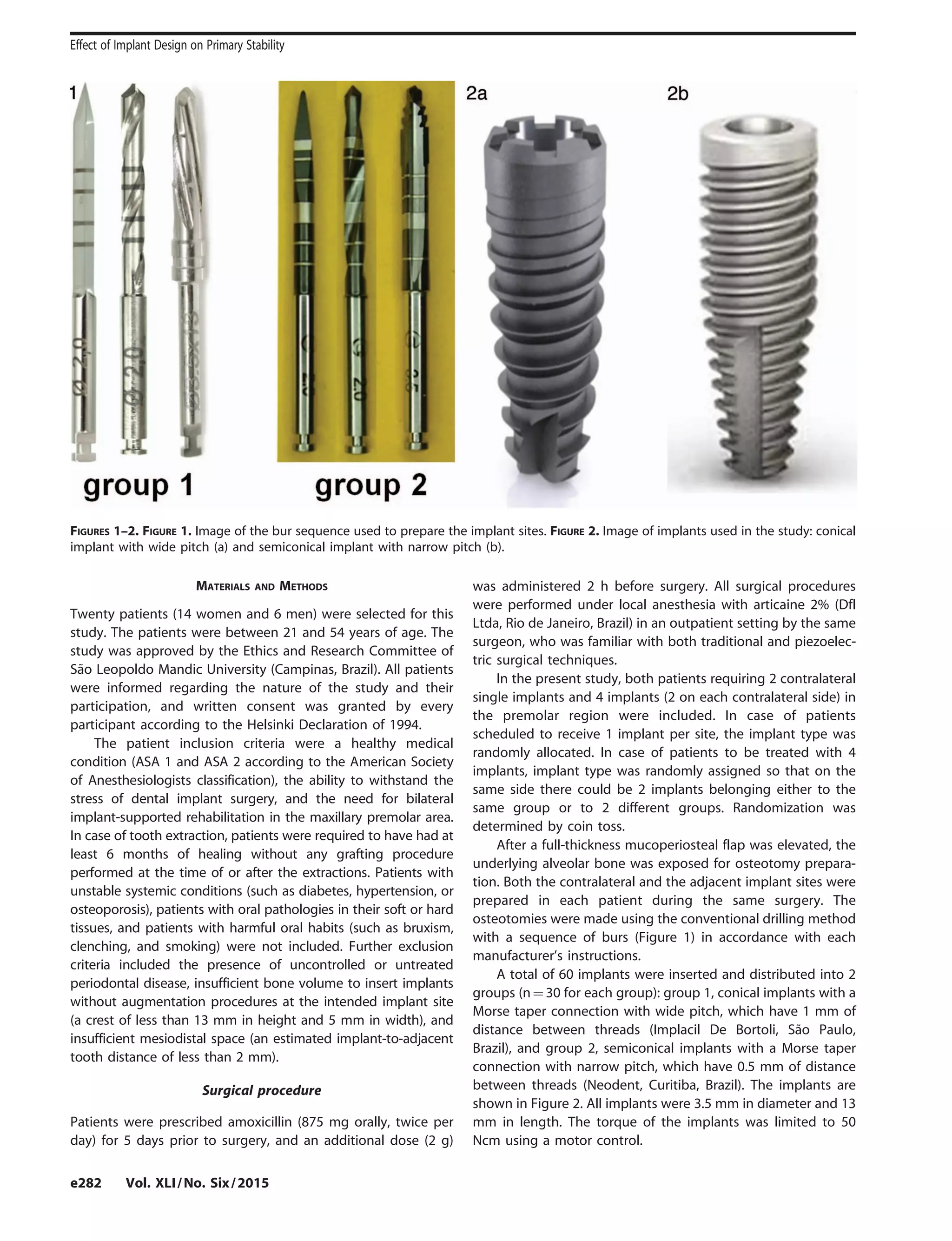 Implant stability rfa | PDF