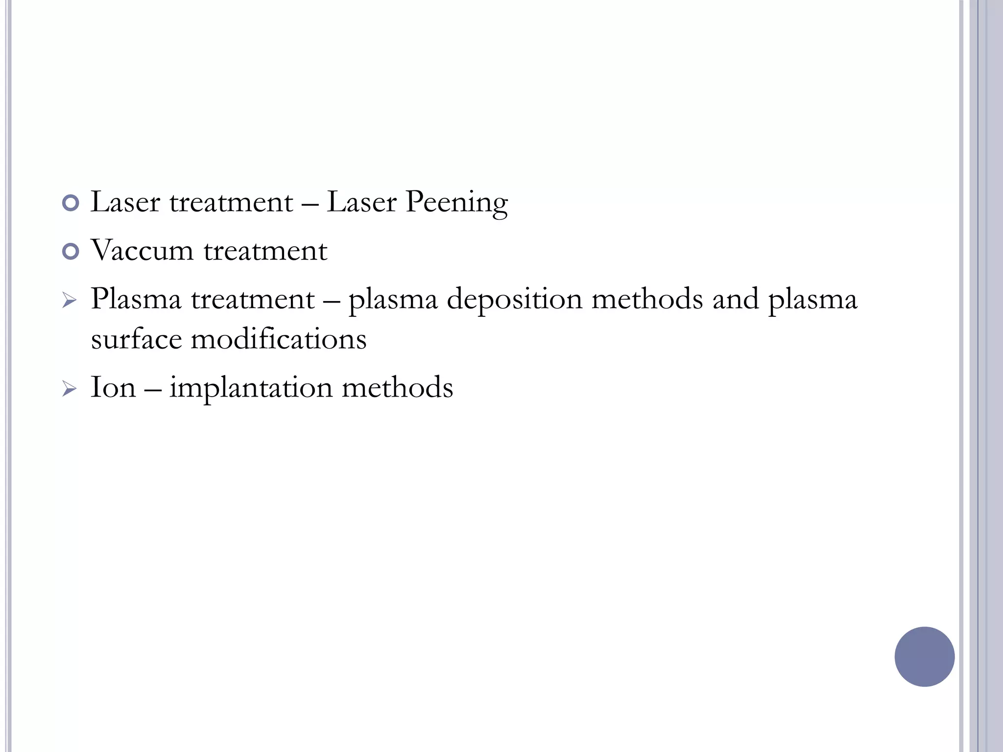Implant surface modifications | PPTX