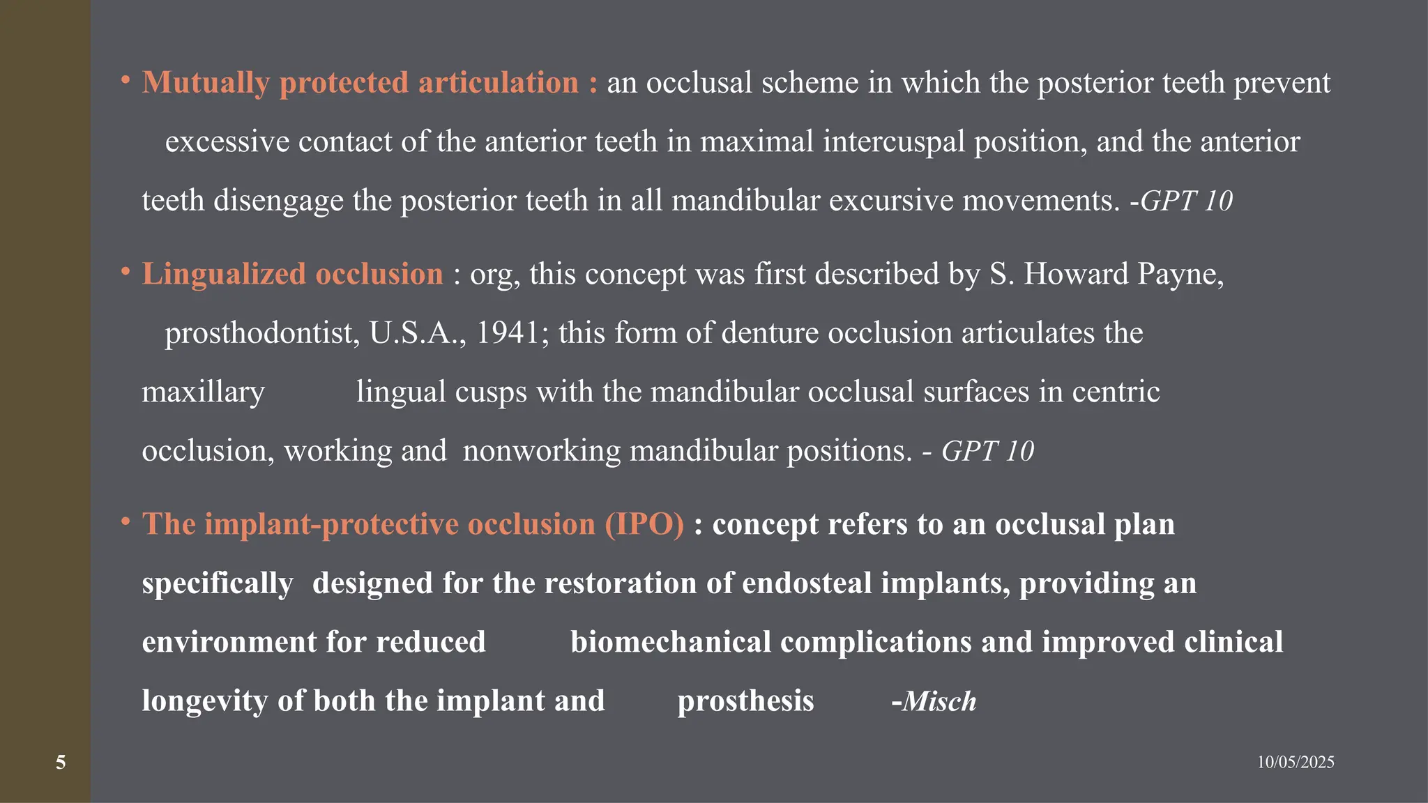 Implant protected occlusion, occlusion in implants, occlusion, implant ...
