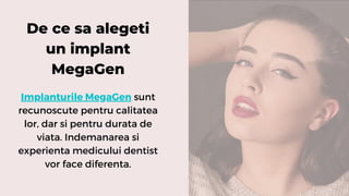 Implantul dentar MegaGen | PDF