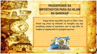 implasyon mga dahilan at bunga ng inflation | PPTX