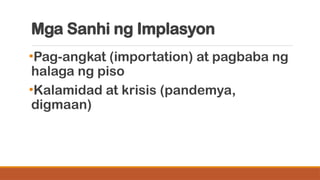 IMPLASYON, ARALING PANLIPUNAN 9, QUARTER 3 | PPTX