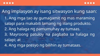 ARALING PANLIPUNAN TUNGKOL SA IMPLASYON . | PPTX