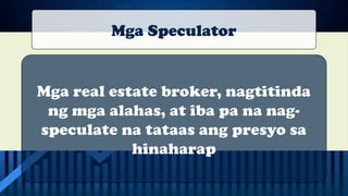 Implasyon Dahilan ng mga Kulang pakg.pptx