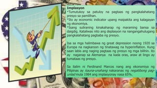 Implasyon | PPTX