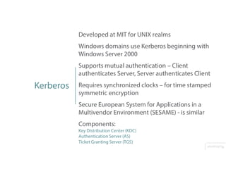 implement authentication mechanisms | PDF | Internet | Computing