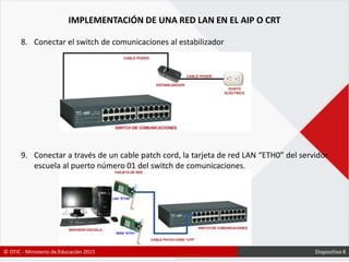 IMPLEMENTACIÓN DE RED LAN EN EL AIP Y CRT | PPTX