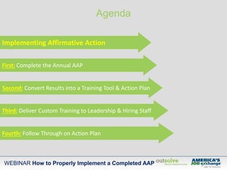 How to Properly Implement a Completed Affirmative Action Plan | PDF