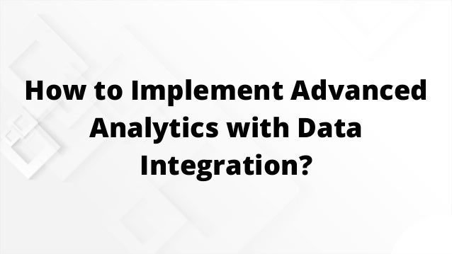 Power Bi How To Implement Advanced Analytics With Data Integration Ppt 