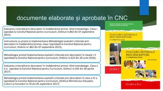 Evaluarea criterială prin descriptori | PPTX