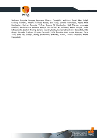 Implementarea SeniorERP, un pas important pentru afacerea Nuevo Construct | PDF