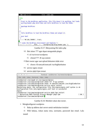 LAPORAN KERJA PROYEK E-LEARNING | PDF