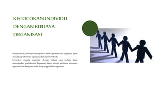 Implementasi Budaya Organisasi | PPTX