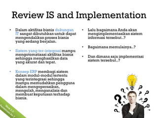 Implementasi ERP | PDF