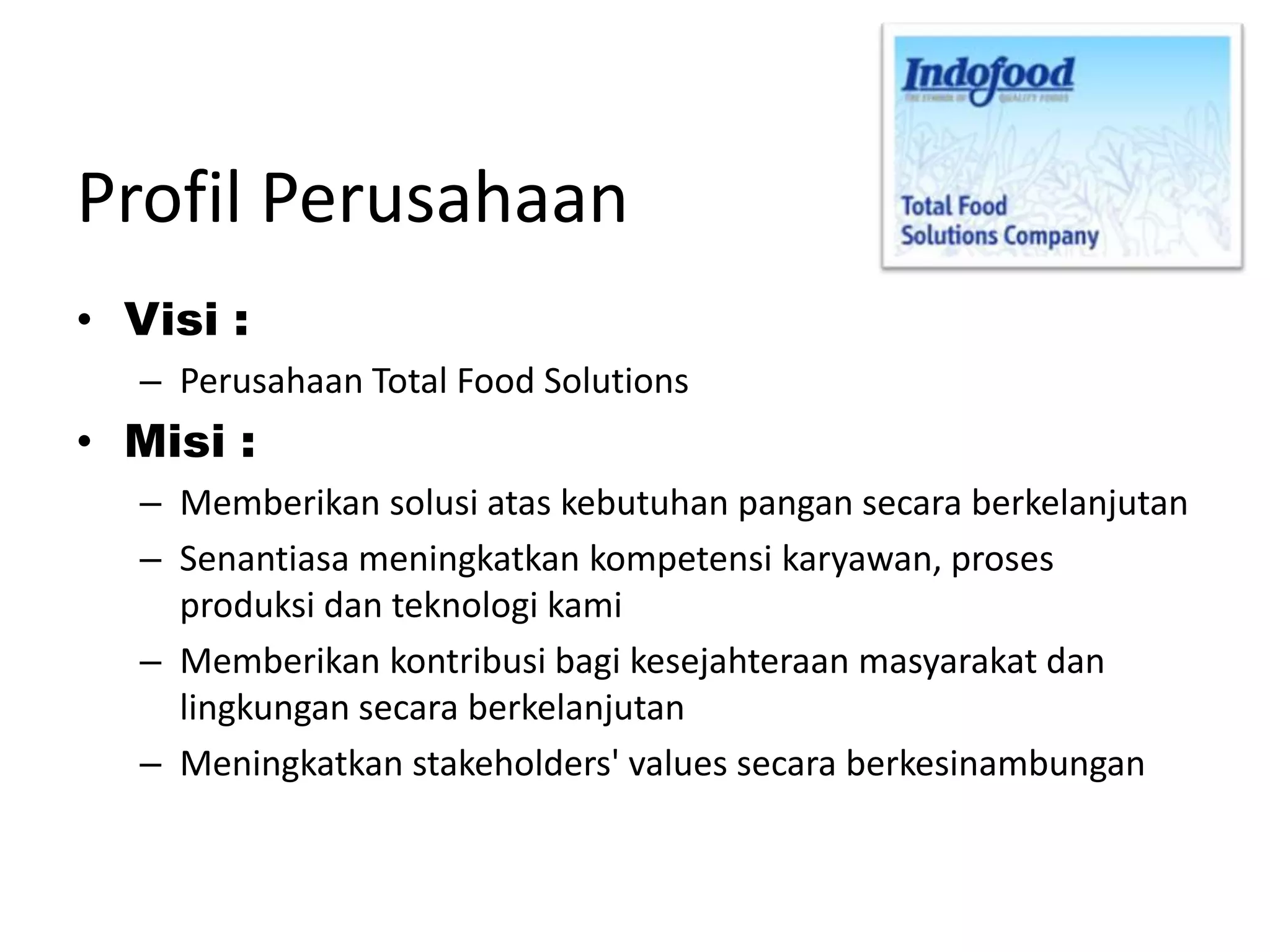 Implementasi erp (enterprise resource planning) indofood tbk. | PPTX