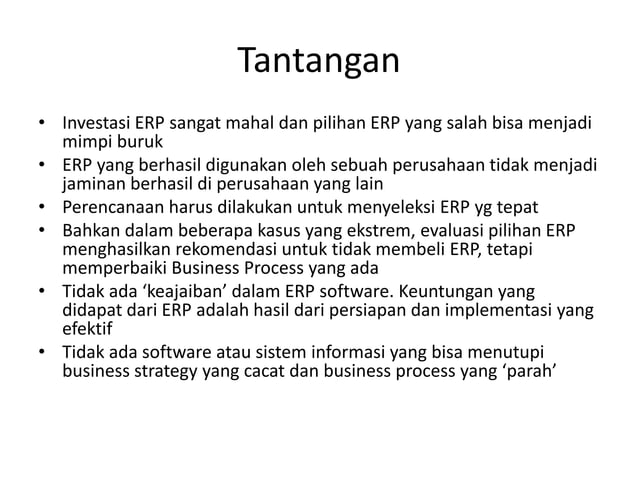 Implementasi erp (enterprise resource planning) indofood tbk. | PPTX