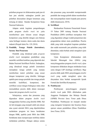 Implementasi Evaluasi Hasil Belajar Pada Sekolah Dengan Program Double ...