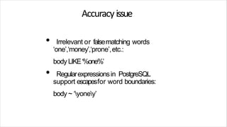 Implementasi Full Textsearch pada Database | PPT