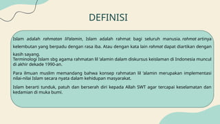 IMPLEMENTASI ISLAM YANG RAHMATAN LIL ALAMIN.pptx