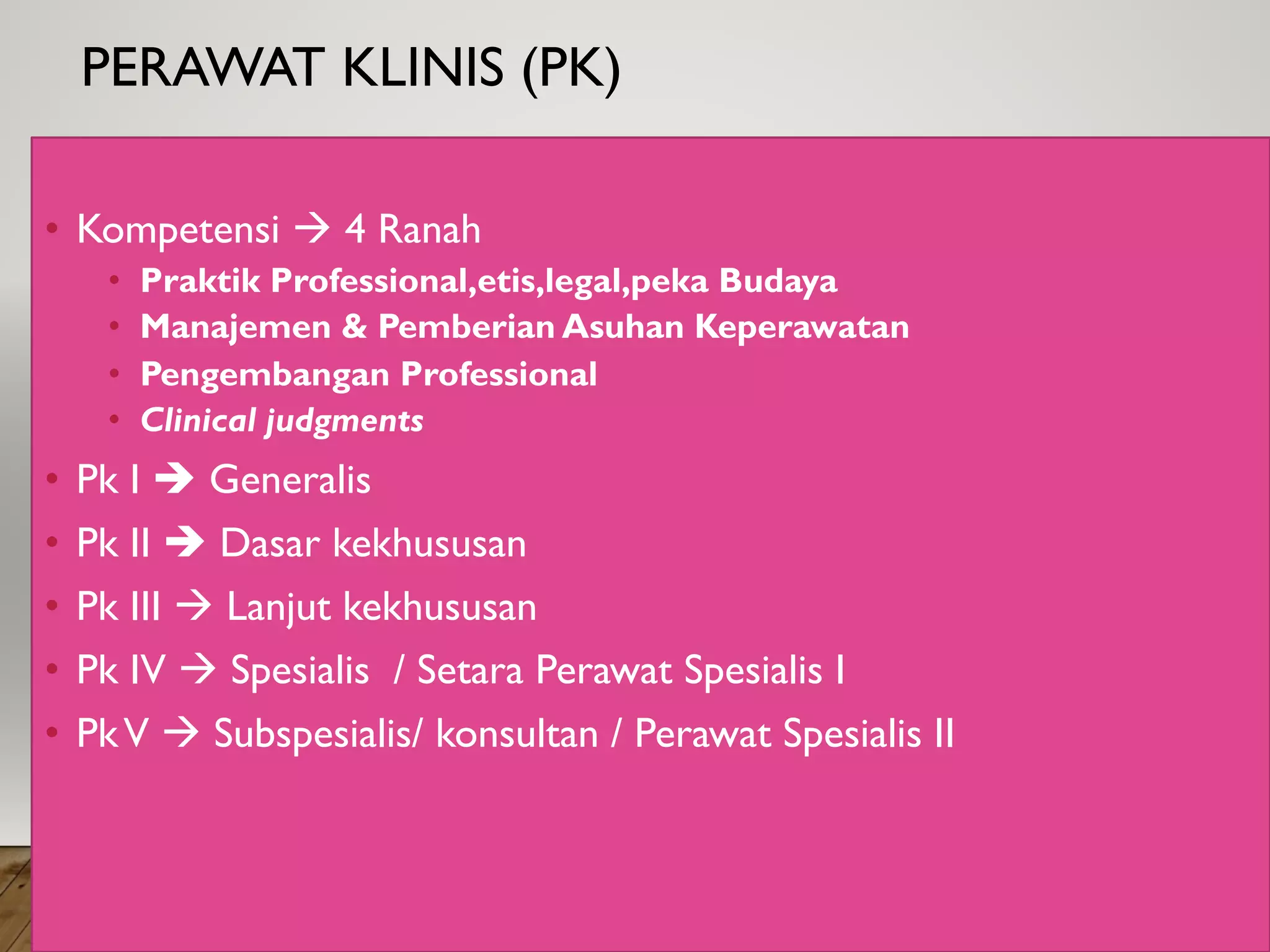 Implementasi Jenjang Karir Pk Di Rspdf
