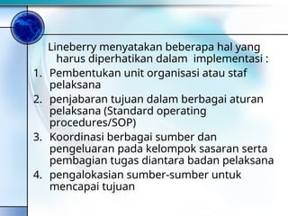 Teori tentang IMPLEMENTASI_KEBIJAKAN_PUBLIK.ppt