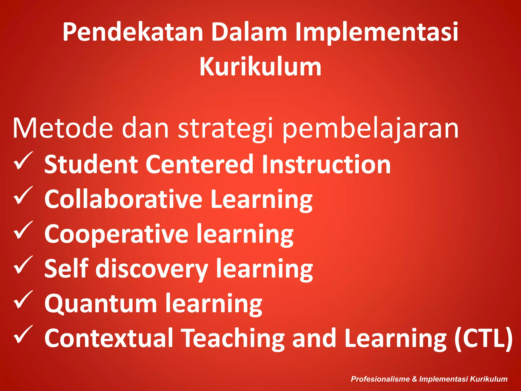 Implementasi kurikulum ppt | PPT