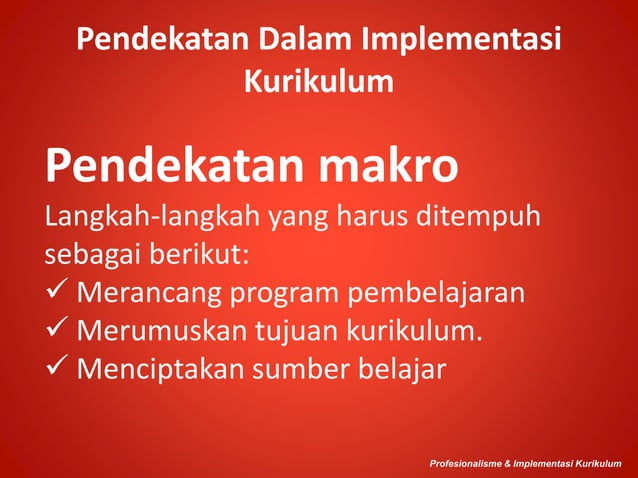 Implementasi Kurikulum ppt | PPT