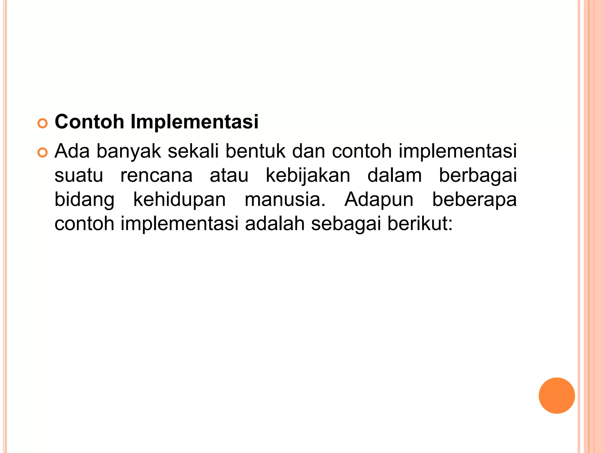 Implementasi manajemen ppt | PPTX