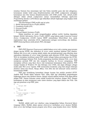 Implementasi Mobile Banking dengan PHP dan J2ME | PDF
