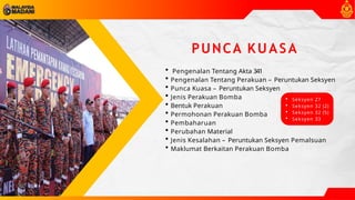 IMPLEMENTASI PENGUATKUASAAN PERAKUAN BOMBA Slide Seminar.pptx